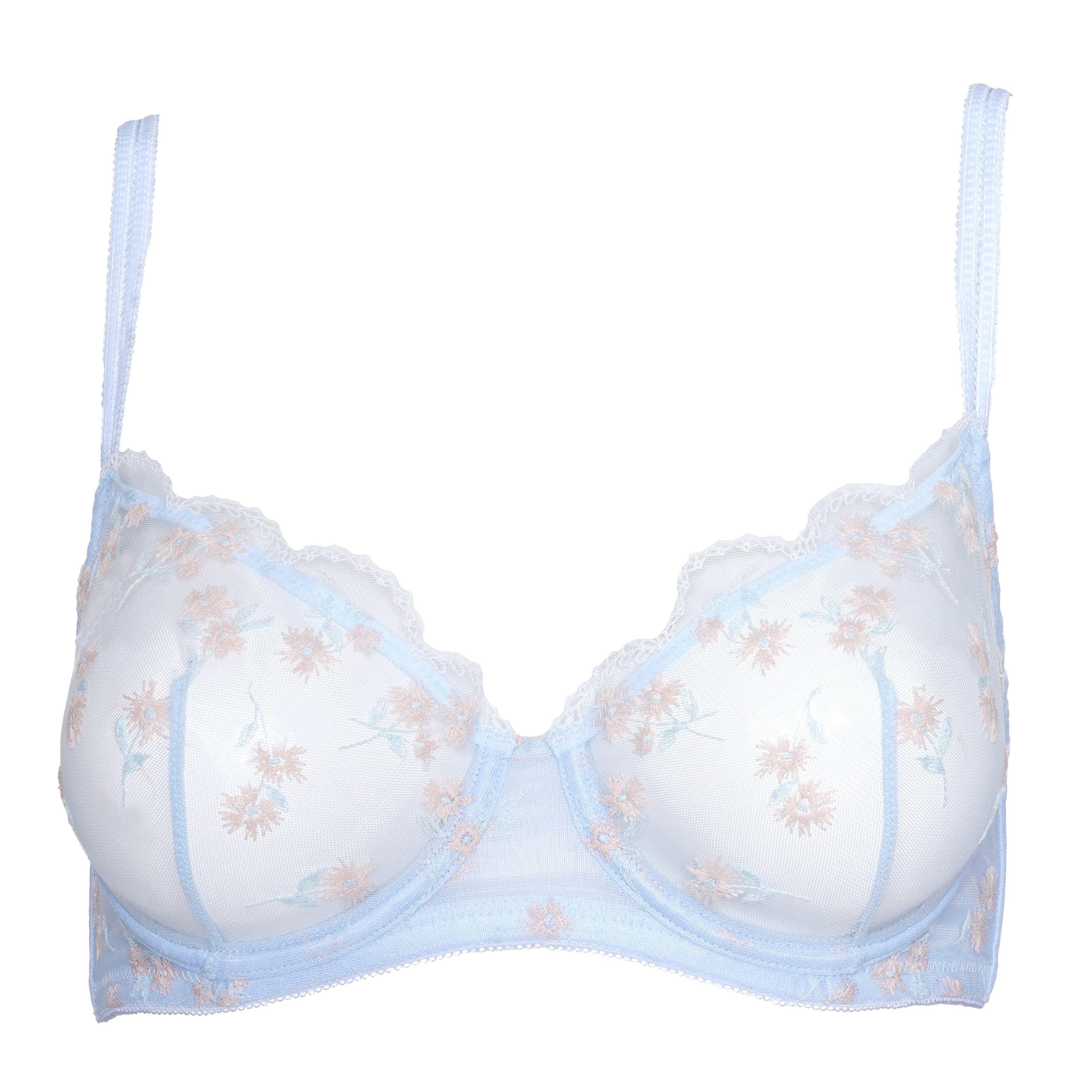 HUIT UNDERWIRE BRA Paradis sky blue women casual comfortable lingerie ...